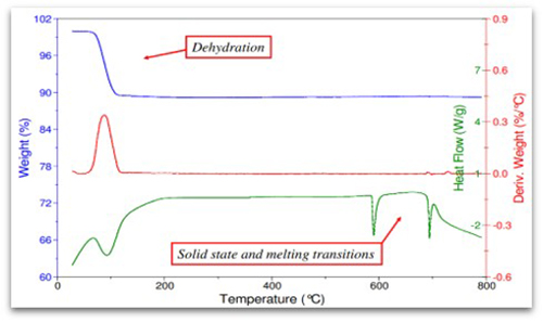 Simultaneous Differential Scanning Calorimetry (DSC) and ...