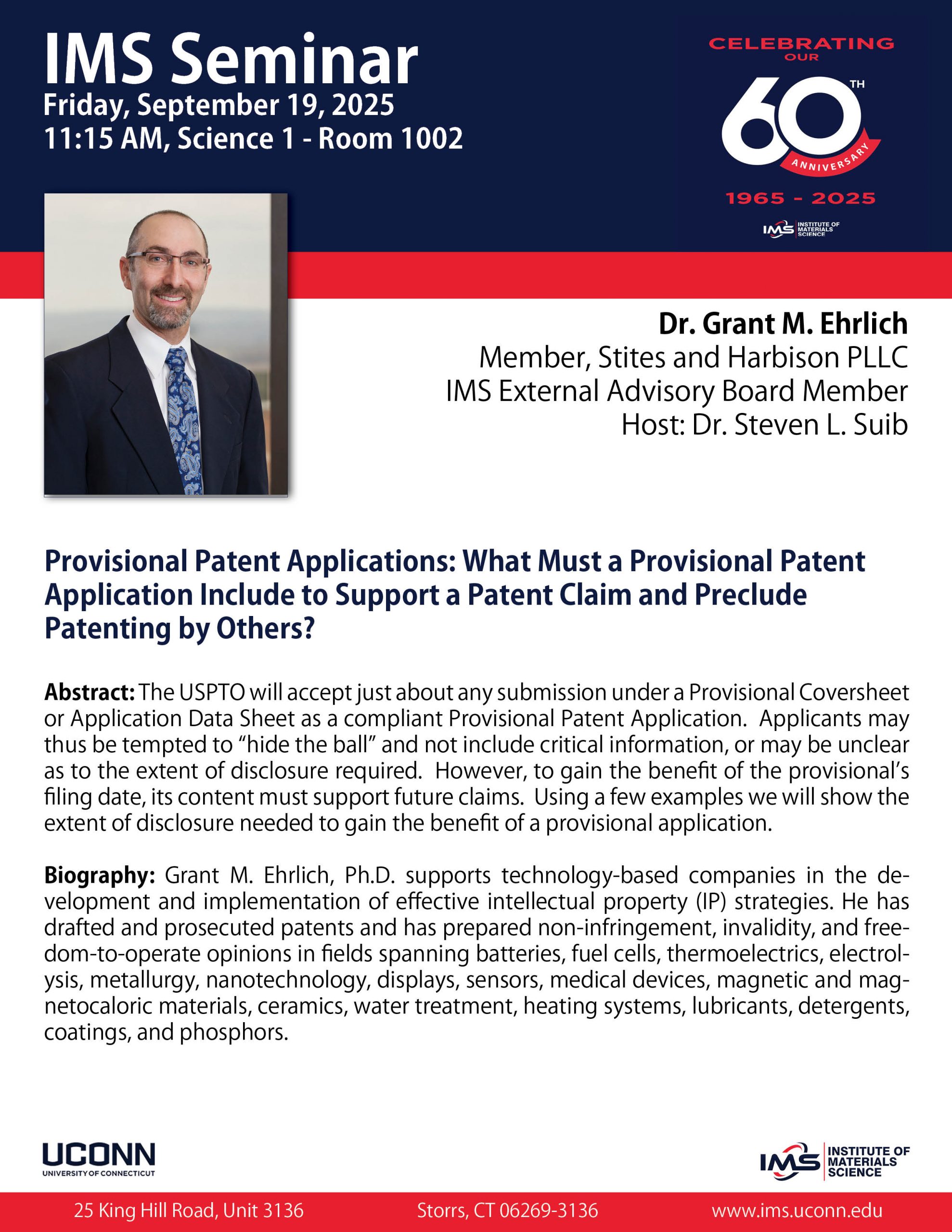 Institute of Materials Science | University of Connecticut